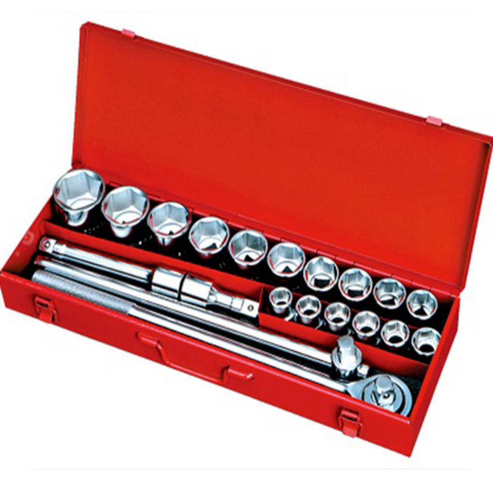 كي دابليو جي 36021 طقم لقم مسدس 3/4 21 قطعة 3/4-1/8 2 تايوانى 1.0 قطعه – eTawredat