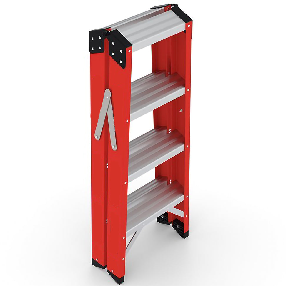 سلم فبير جلاس 2*4 درجات عريضات ارتفاع 1.00 متر مجوز وبالعامل 2.5 متر خ – eTawredat