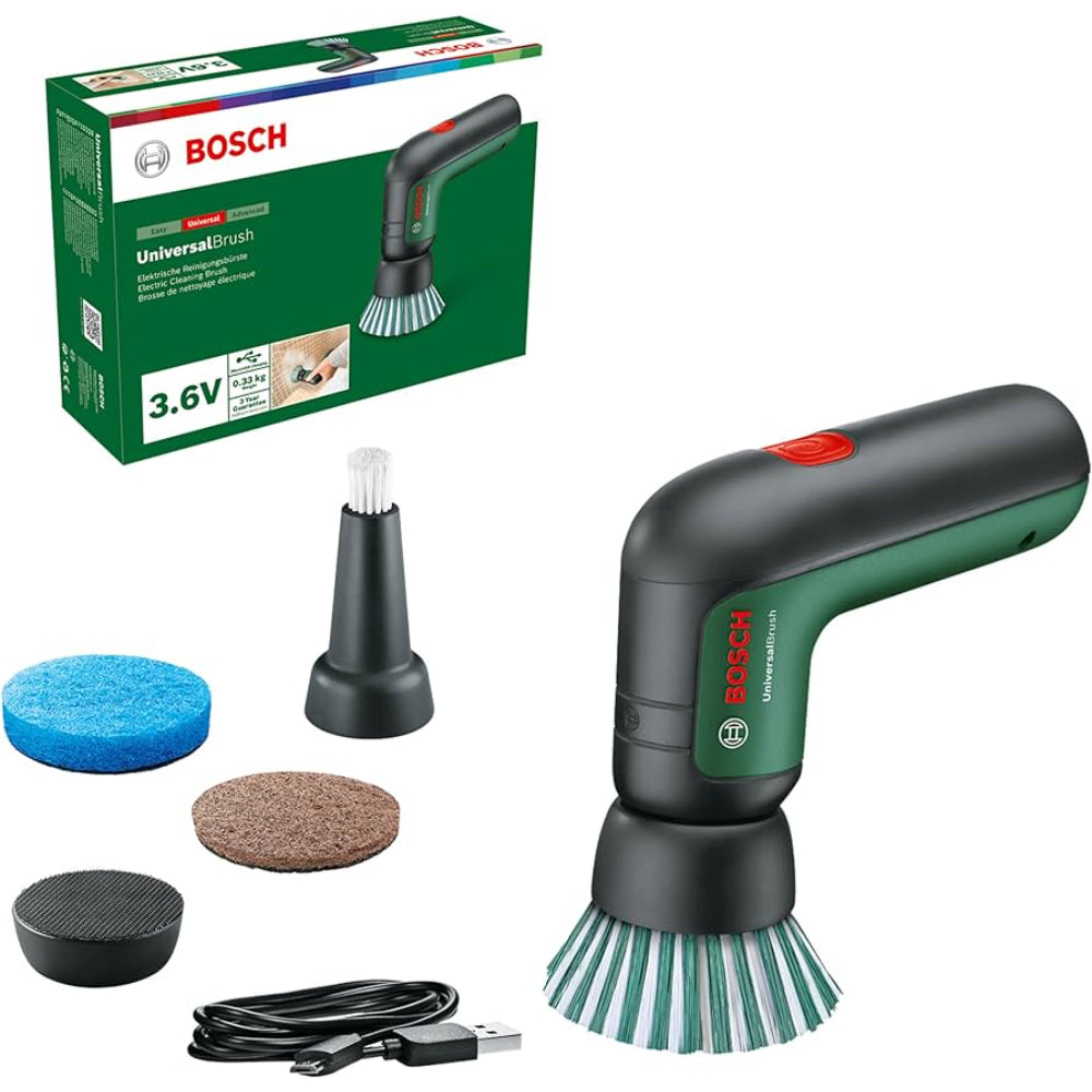 06033E0000 BOSCH Universal Brush فولت وكبل 3.6 USB فرشاة تنظيف كهربائي – eTawredat