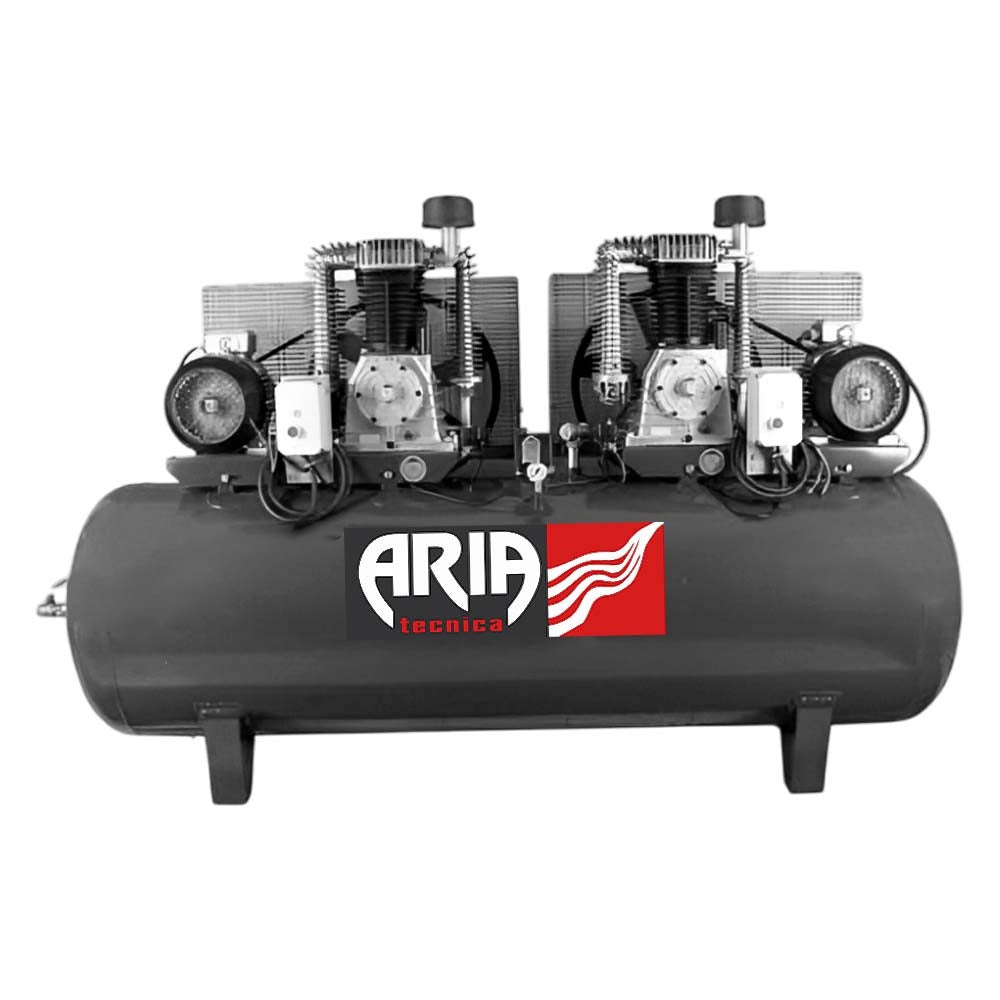 كمبروسر ضاغط هواء ايطالي خزان 1000 لتر 2 رأس قدرة 7.5 حصان محرك 380 فو – eTawredat