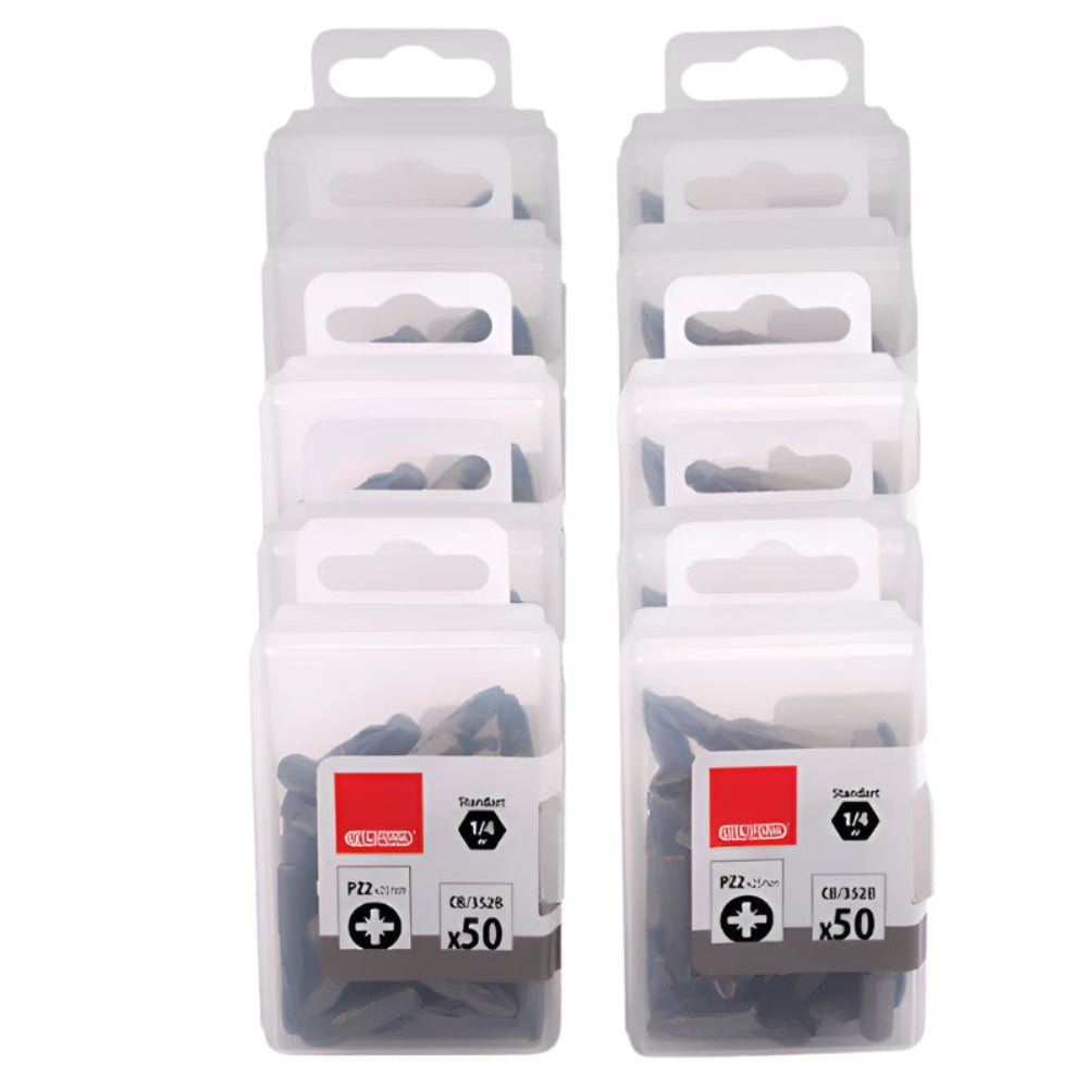 CB/352BD 500 Piece Pozidriv Bit Wholesale Package - CB/352B ( PZ2 ...