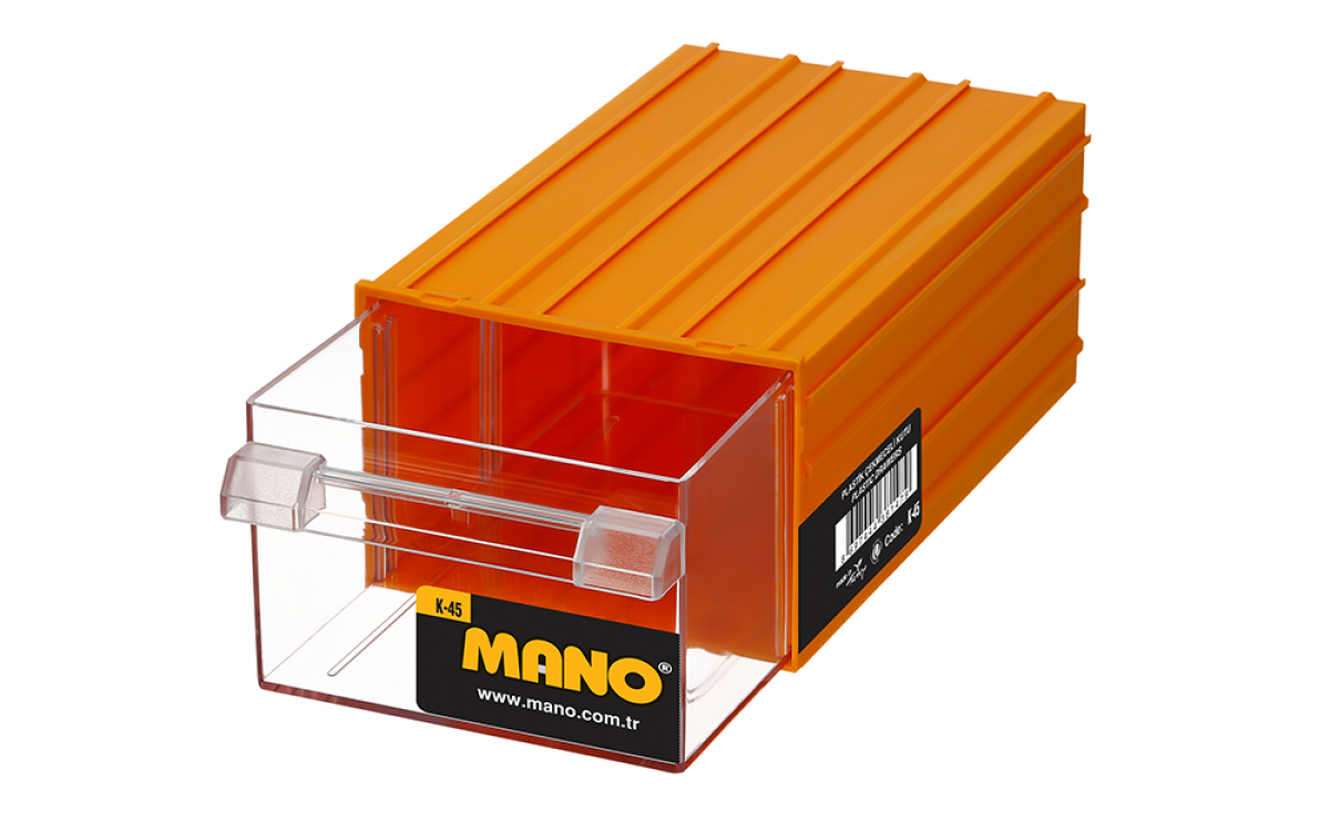 K-45 175mmx230mmx110mm 45-درج بلاستيك/اصفر – eTawredat