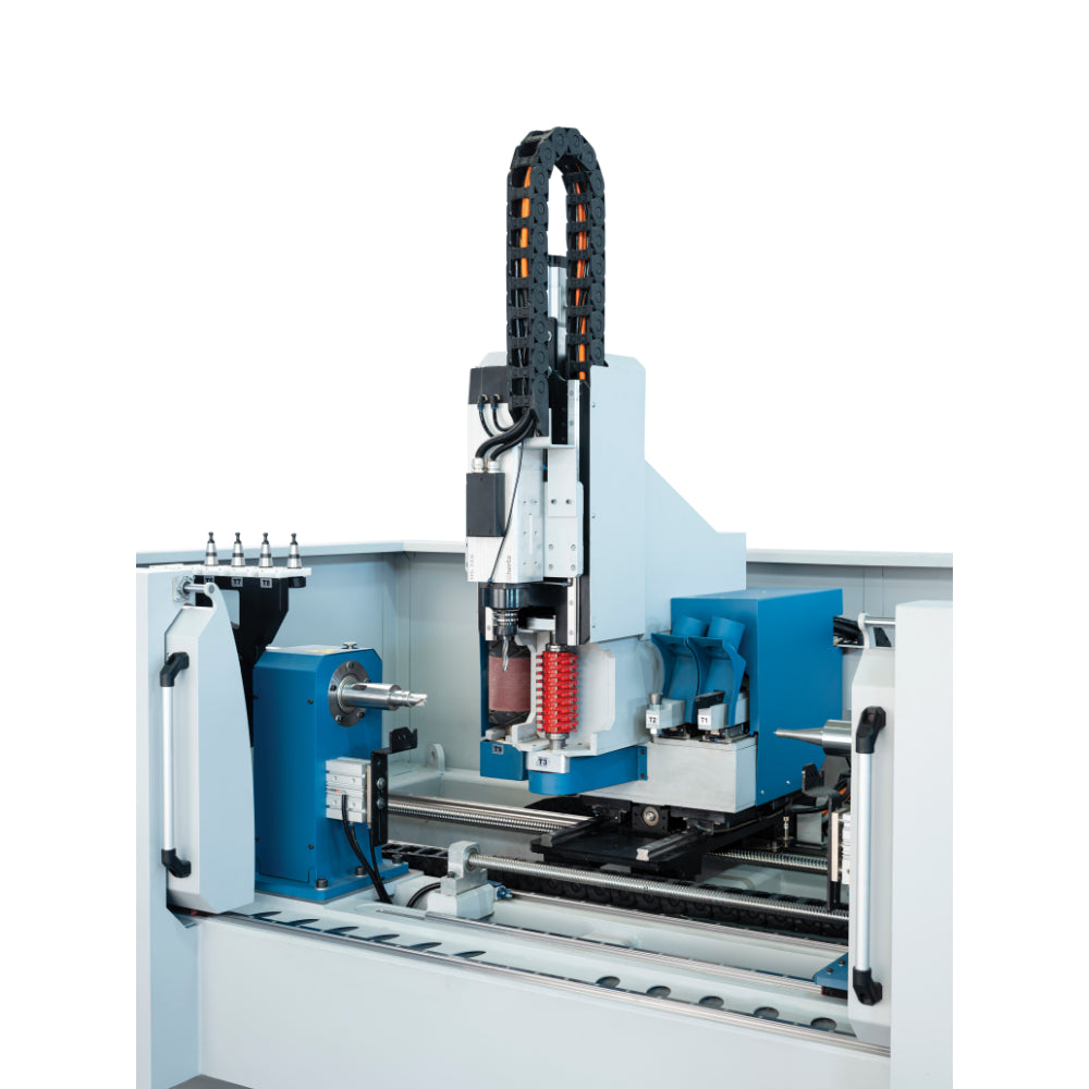 4 AXIS PLUS CNC WOOD LATHE MACHINE – eTawredat