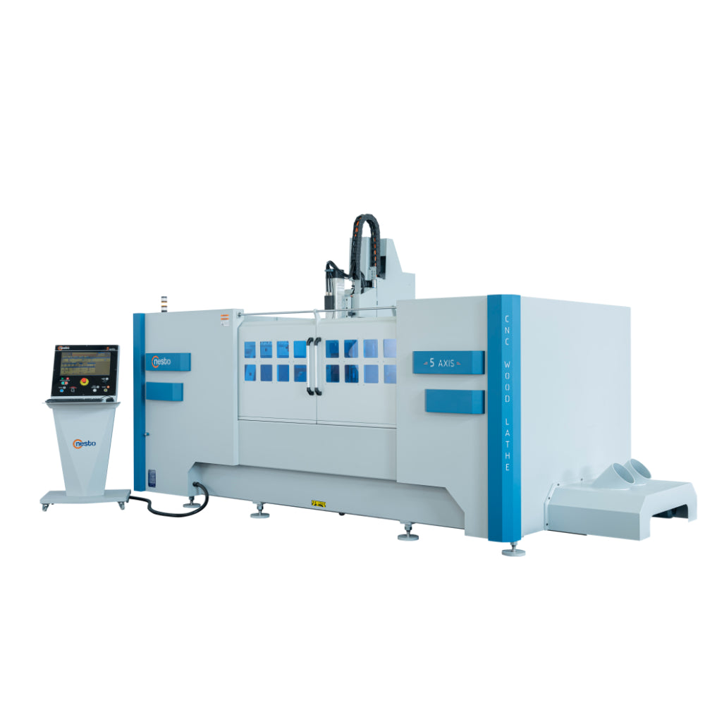 5 AXIS CNC WOOD LATHE MACHINE – eTawredat